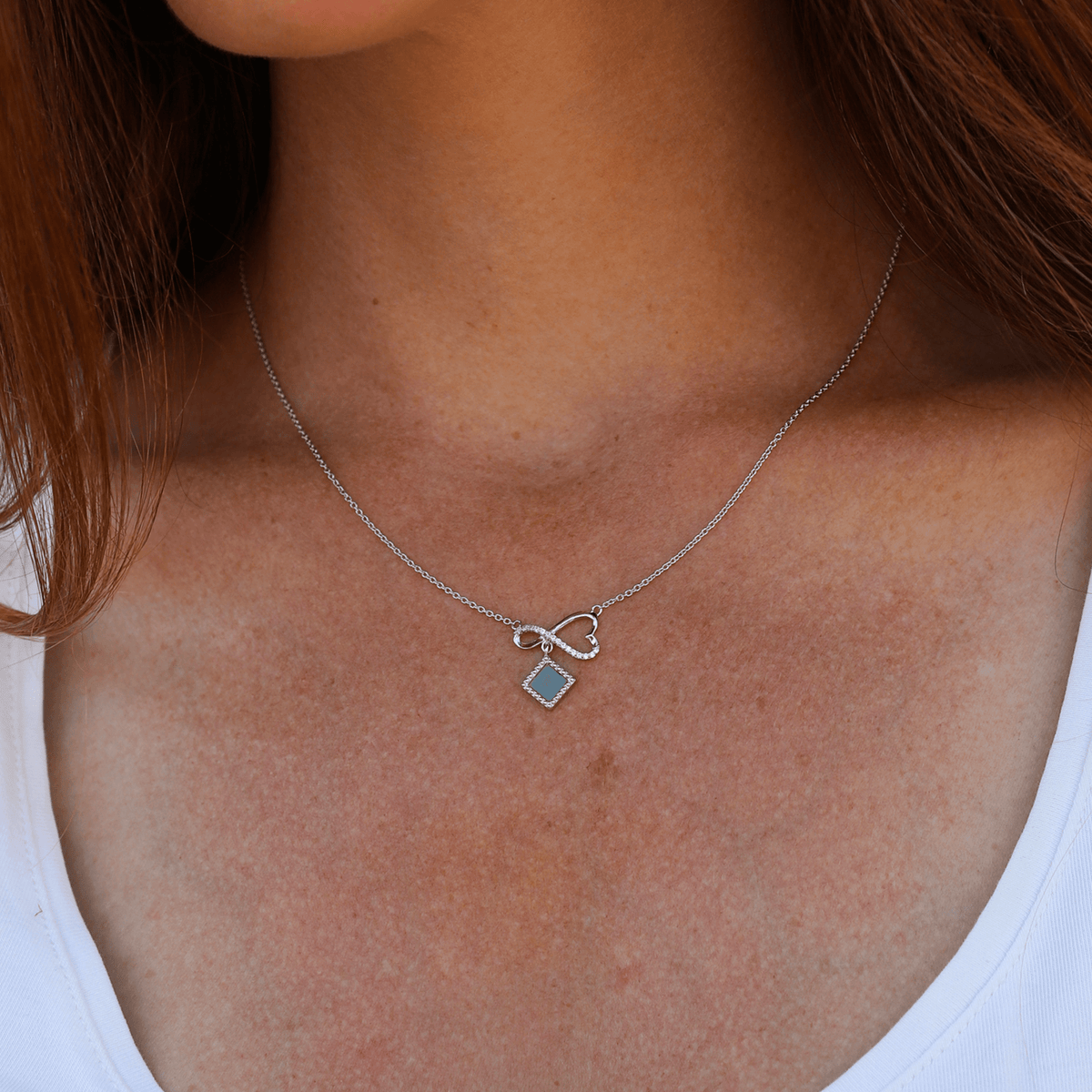 Solid Gold Eternal Love Necklace – TANAOR Jewelry US